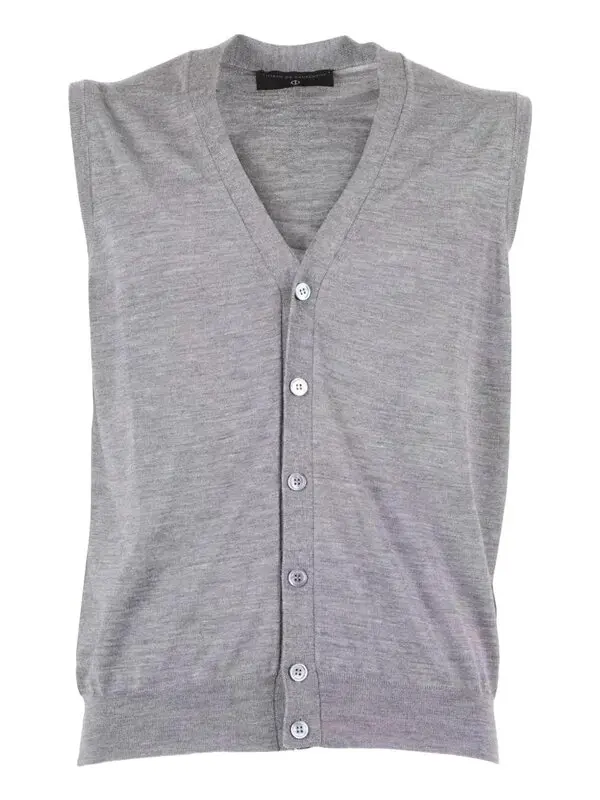 FILIPPO DE LAURENTIIS Buttoned Vest - Grey