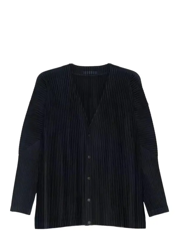 Issey Miyake Buttoned Cardigan - Blue