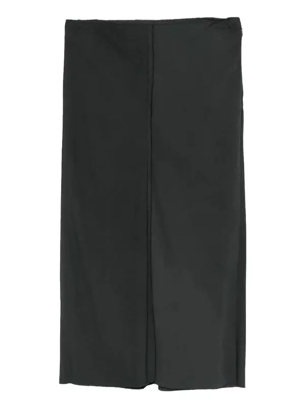 Ami Slit Detail Skirt - Black