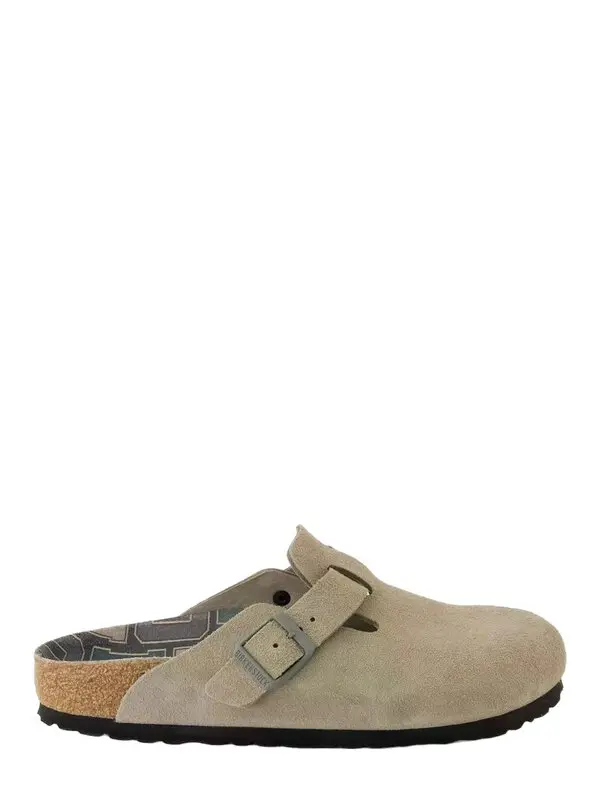 BIRKENSTOCK Buckle Boston Mules - Neutrals