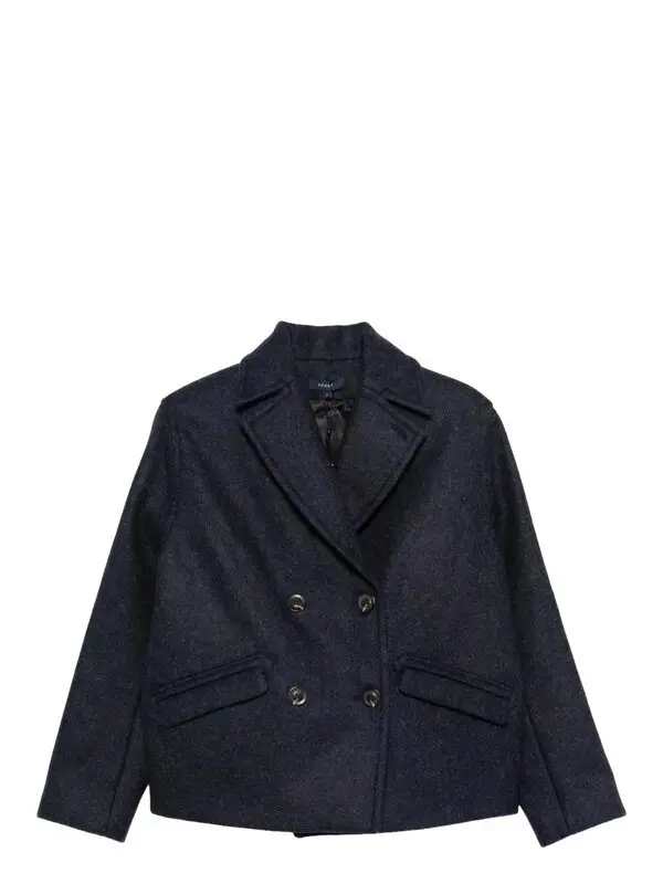 Soeur Double-breasted Jacket - Blue
