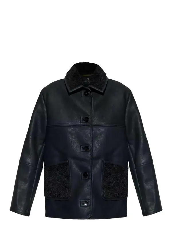 Paul Smith Faux-leather Jacket - Black