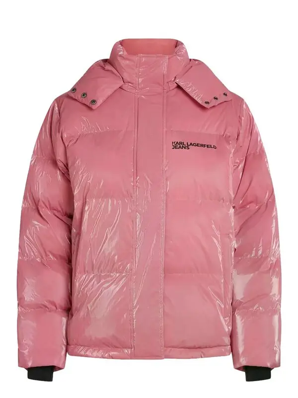 Karl Lagerfeld Puffer Jacket - Pink