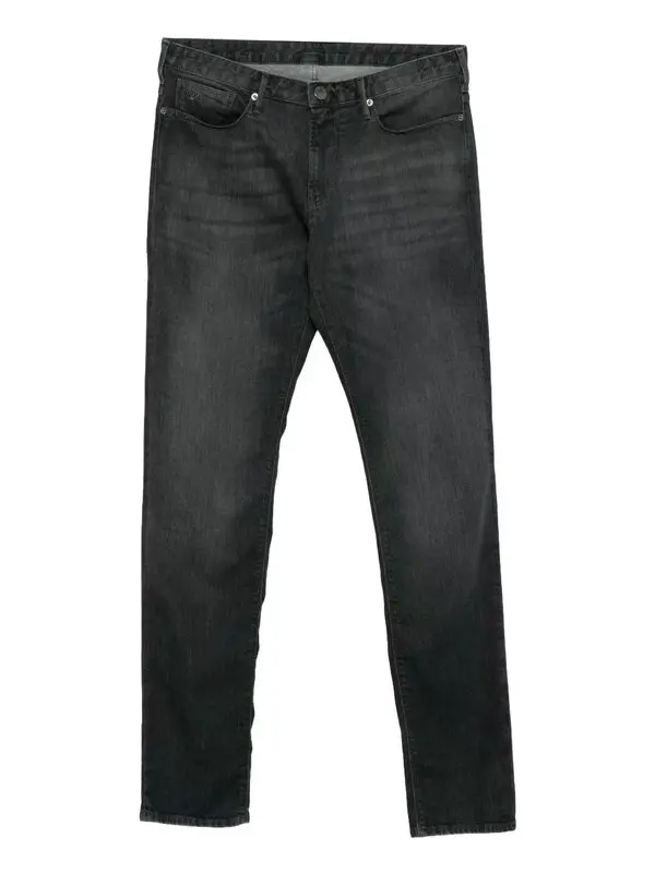 Emporio Armani Five-pocket Trousers - Black