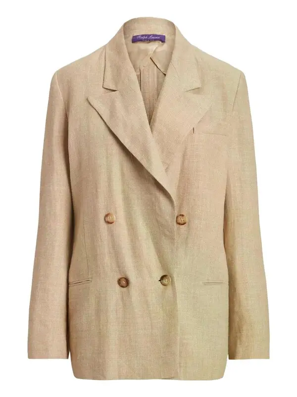 Ralph Lauren Antonine Double-breasted Blazer - Neutrals