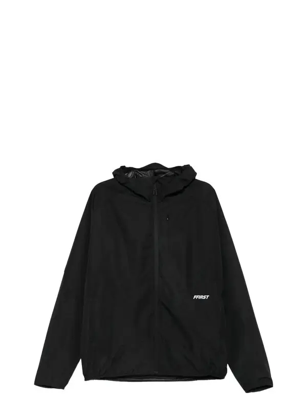 FAMILY FIRST Hooded Zip Performance Jacket - Black