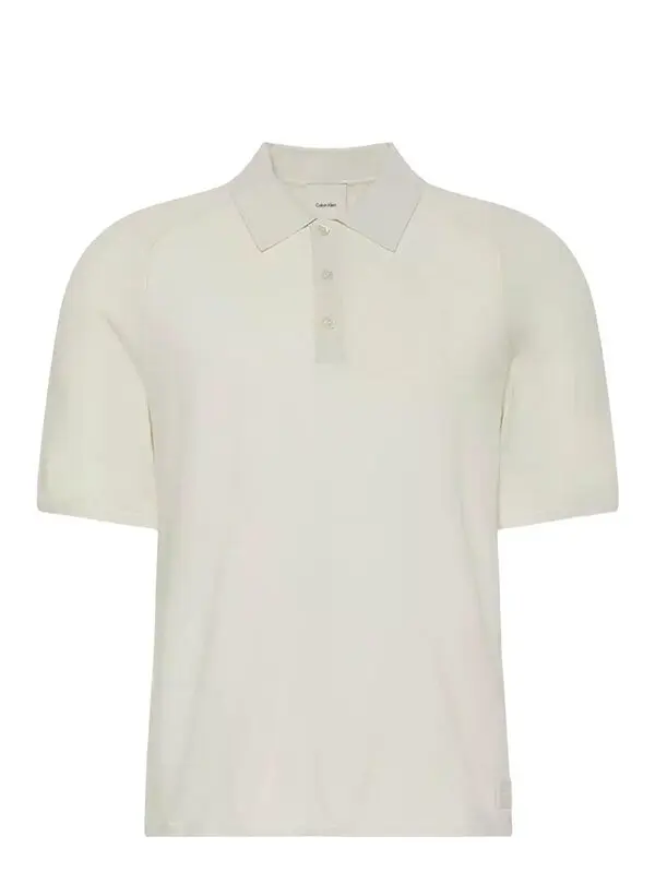 Calvin Klein Short-sleeve Polo Shirt - Neutrals