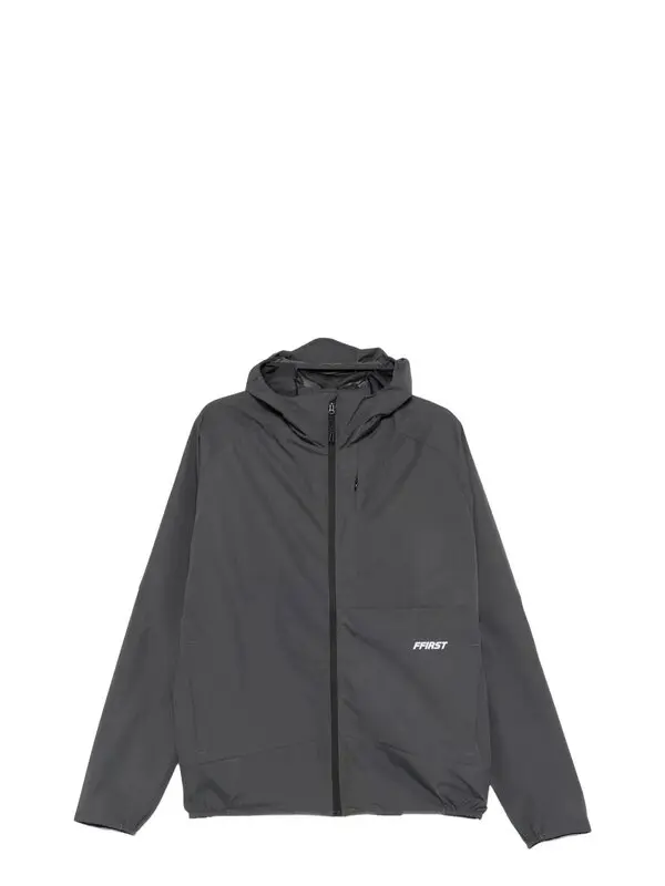 FAMILY FIRST Hooded Zip Performance Jacket - Grey