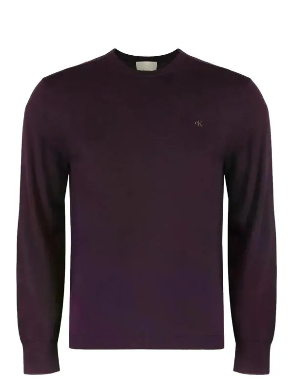 Calvin Klein Crew-neck Pullover - Purple