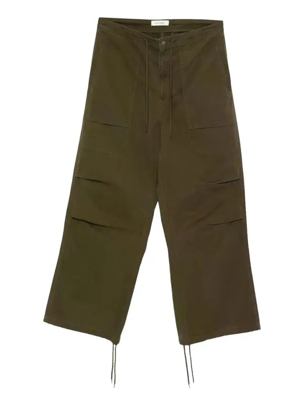 ENTIRE STUDIOS Drawstring Pocket Trousers - Green