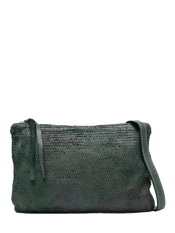 SOMMET Textured Cross Body Bag - Green