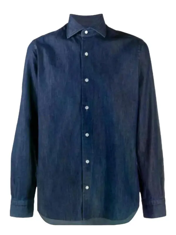 BARBA NAPOLI Buttoned Shirt - Blue