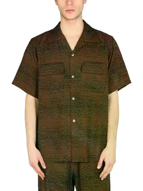 Needles Short Sleeve Shirt - Brown