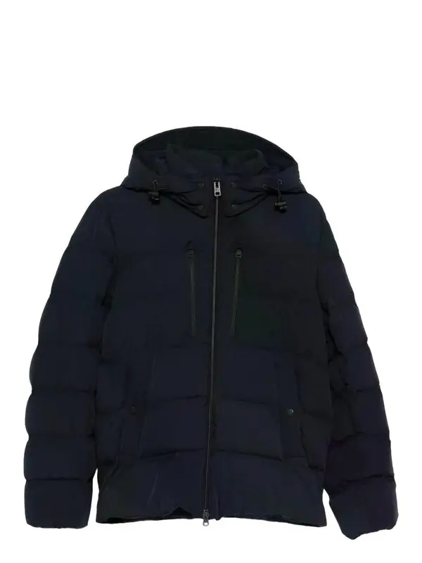Woolrich Hooded Zip Jacket - Blue