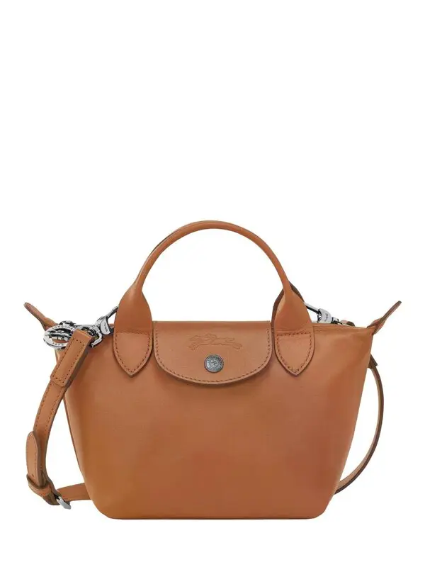 Longchamp Le Pliage Xtra Xs Leather Tote - Brown