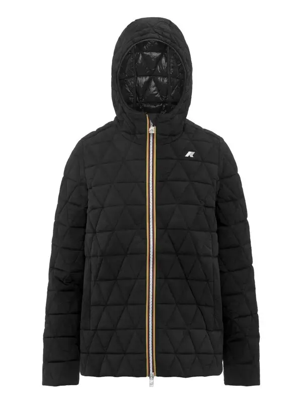 K-WAY Madlaine Quilted Jacket - Black