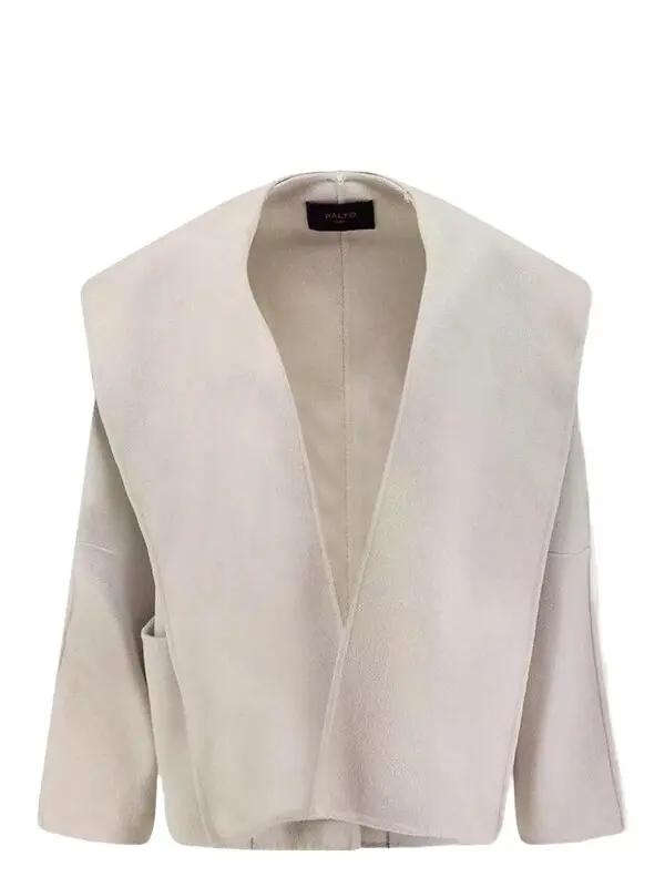 PALTO' Shawl-collar Jacket - Neutrals