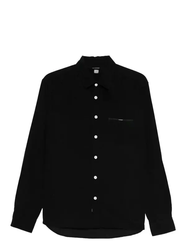 C.P. COMPANY Buttoned Shirt - Black
