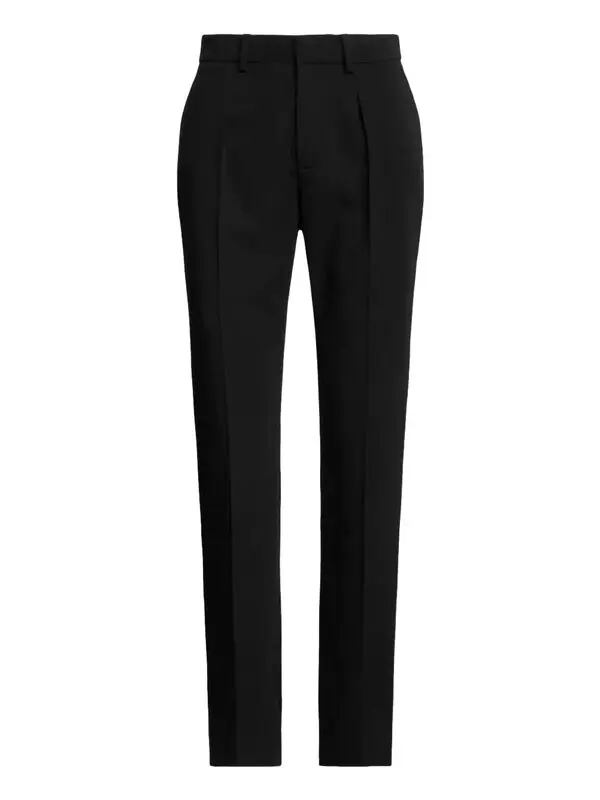 Ralph Lauren Pleated Wool Trousers - Black
