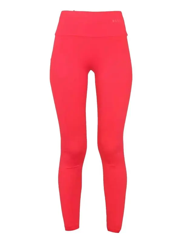 MSGM Logo-print Leggings - Red