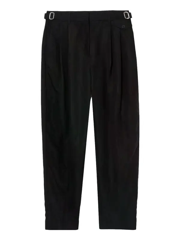 3.1 Phillip Lim Double-pleat Tapered Trousers - Black