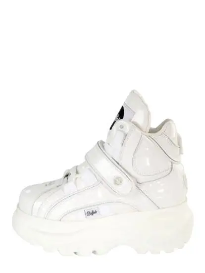 BUFFALO BOOTS Classic High-top Platform Sneakers - White