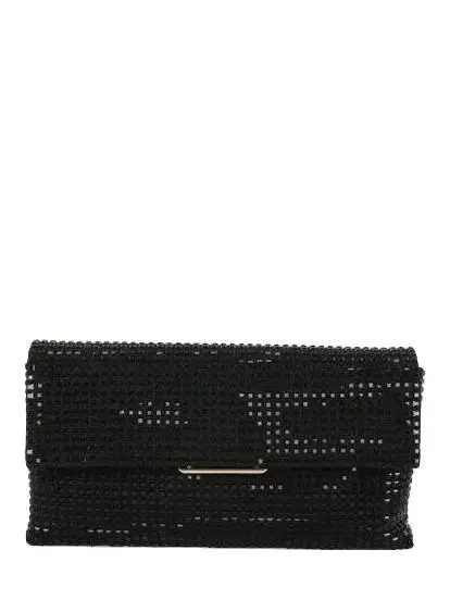 Badgley Mischka Jayden Crystal Envelope - Black