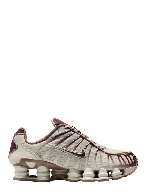 Nike Shox Tl Sneakers - Light Bone/mink Brown/burgundy Crush