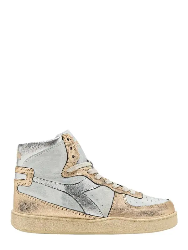 DIADORA Mi Basket High-top Sneakers - Gold/silver