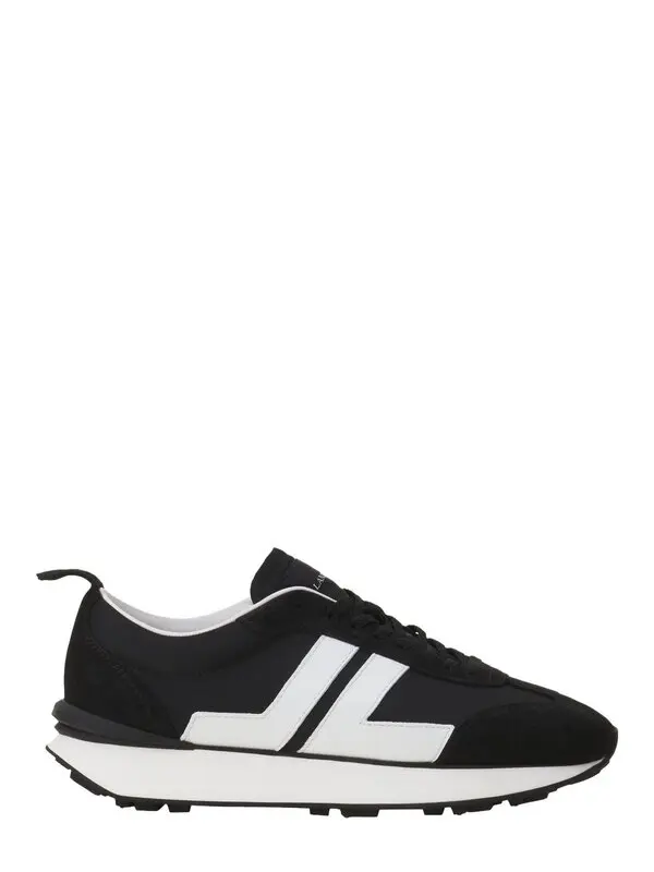 LANVIN Bumpr Nylon Sneakers - Black/white