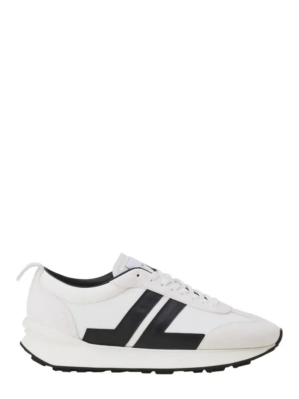 LANVIN Bumpr Nylon Sneakers - Blanc/noir