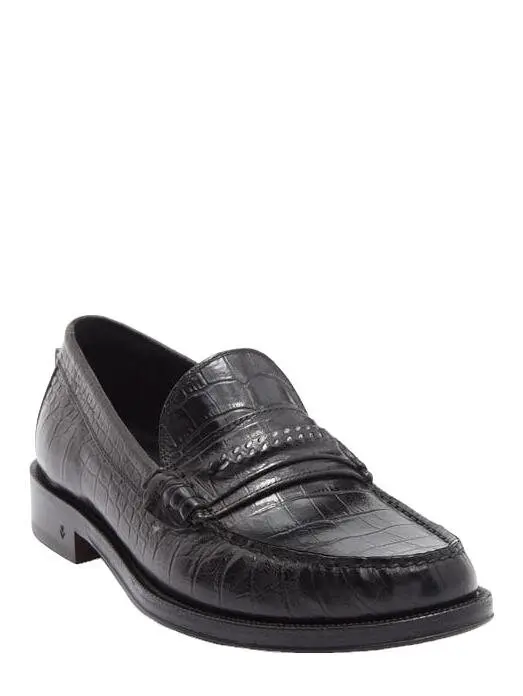 John Varvatos Greenwich Chain Loafer - Black