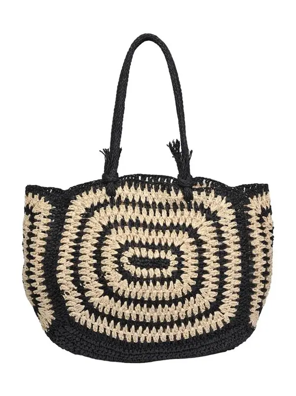 MODA LUXE Isla Tote - Black Natural