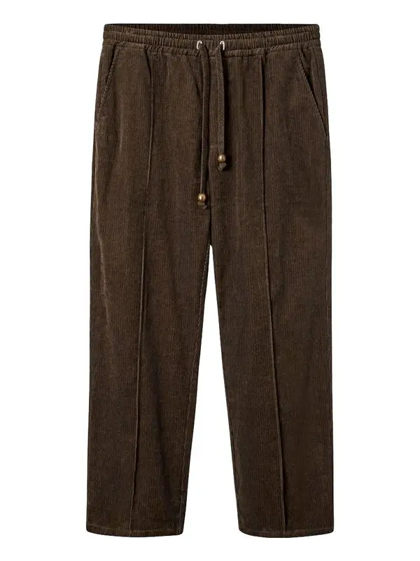 TOMBOLO Corduroy Pants - Brown