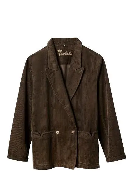 TOMBOLO Easy-going Corduroy Jacket - Brown