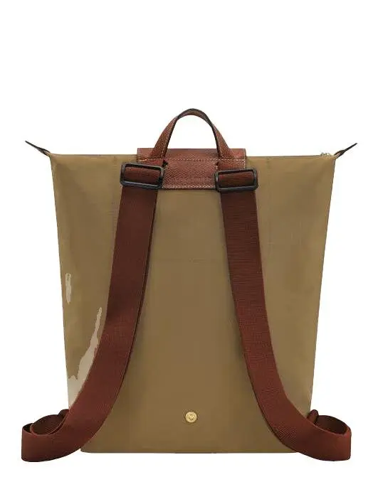 Longchamp Medium Le Pliage Backpack - Olive