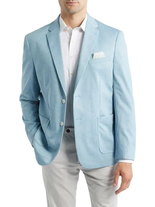 DANIEL HECHTER Neppy Knit Sport Coat - Blue
