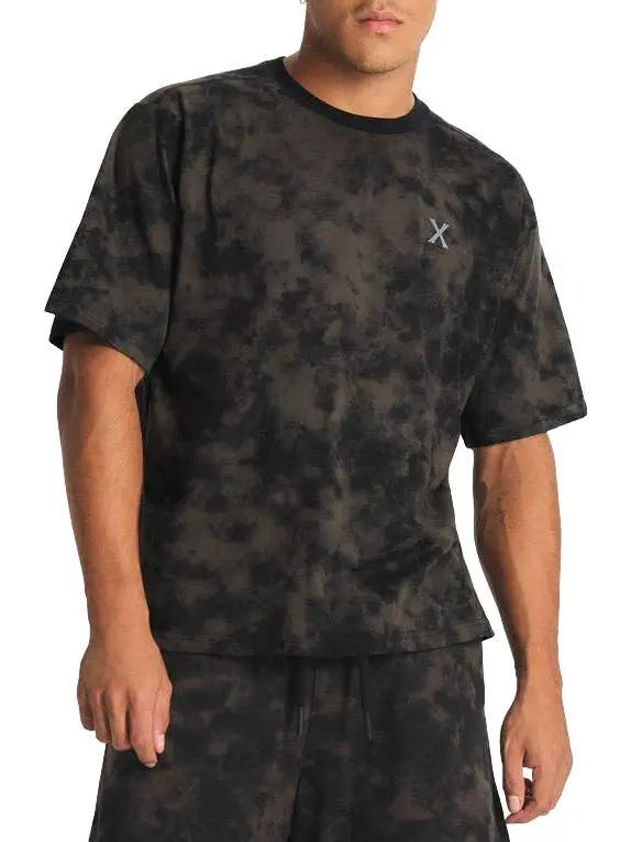 SAVAGE X FENTY Jersey T-shirt - Black Caviar Diffused Camo