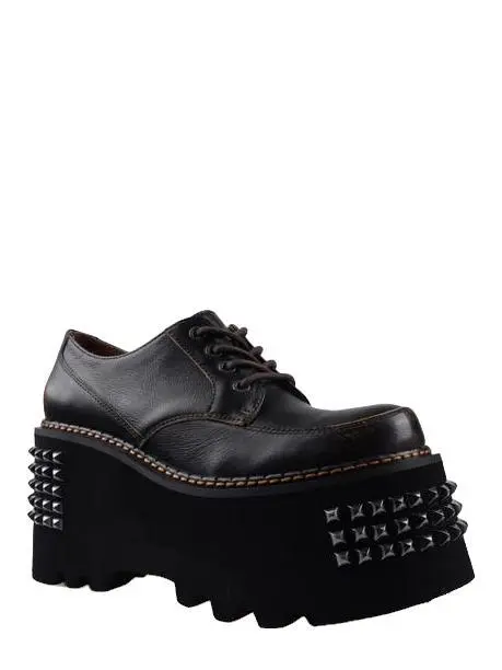 ZIGI Celestina Studded Platform Derby - Brown