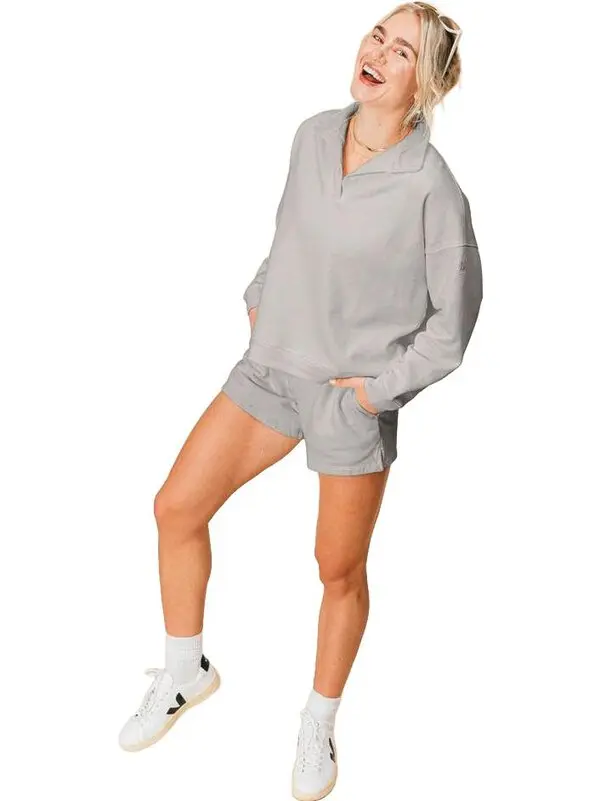 OCIO Organic Cotton Teddy Shorts - Ash