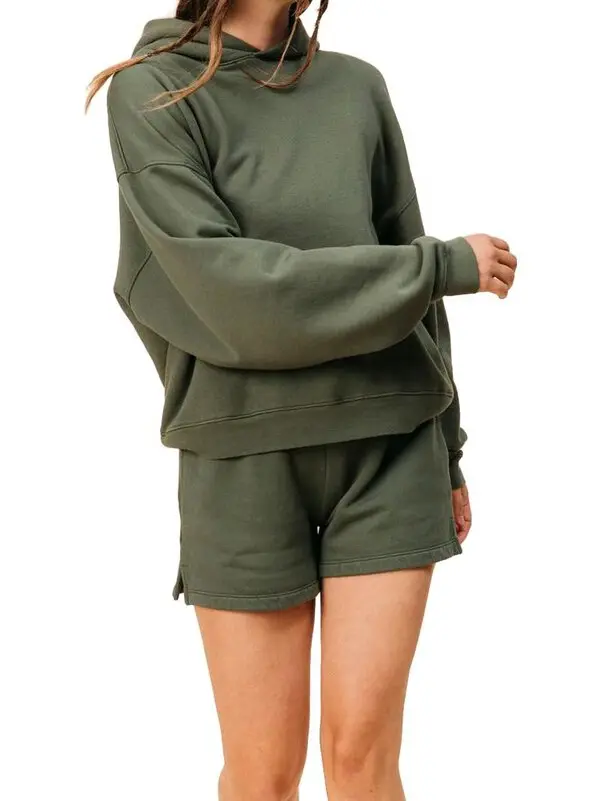 OCIO Organic Cotton Teddy Shorts - Spruce