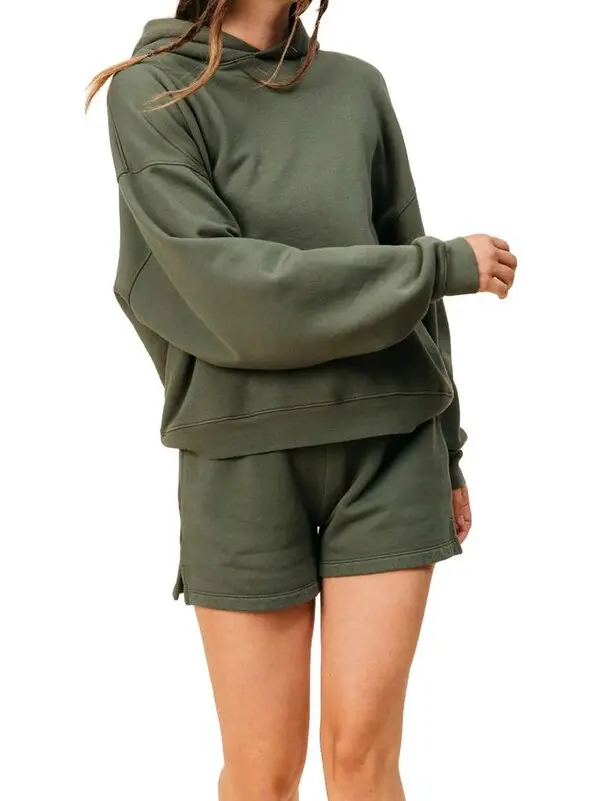 OCIO Organic Cotton Teddy Shorts - Spruce