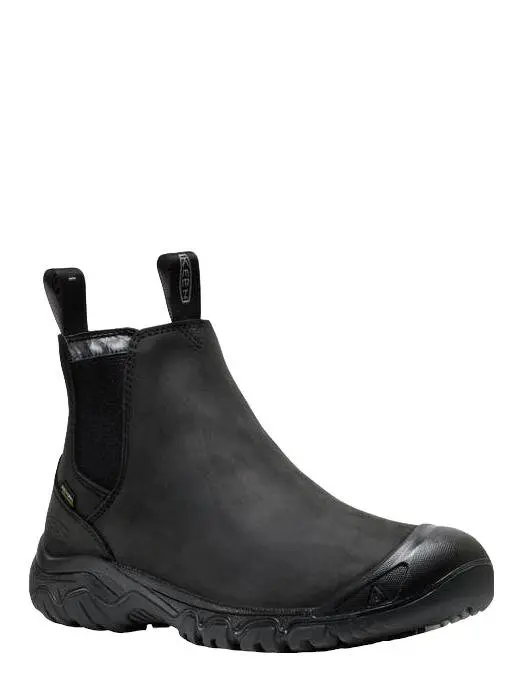 Keen Anchorage Iv Waterproof Chelsea Boot - Black/black