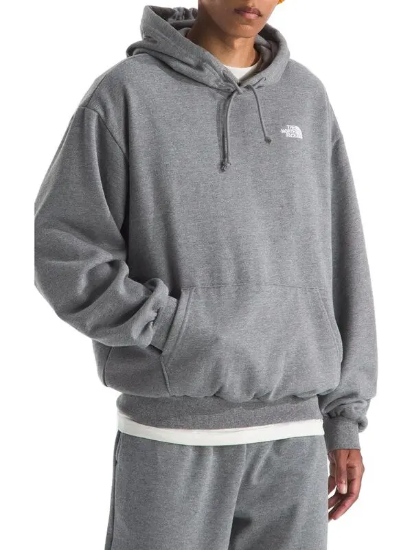 The North Face Evolution Fleece Hoodie - Tnf Mid Grey Heather