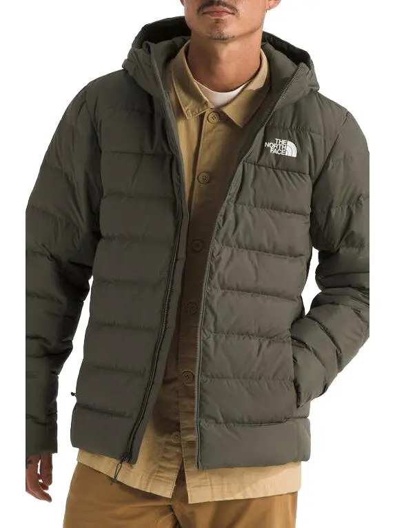 The North Face Aconcagua 3 Water Repellent Hooded Jacket - New Taupe Green