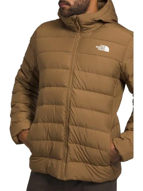 The North Face Aconcagua 3 Water Repellent Hooded Jacket - Utility Brown-npf