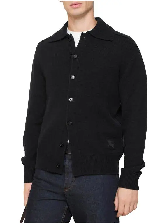 Burberry Cashmere Cardigan - Black