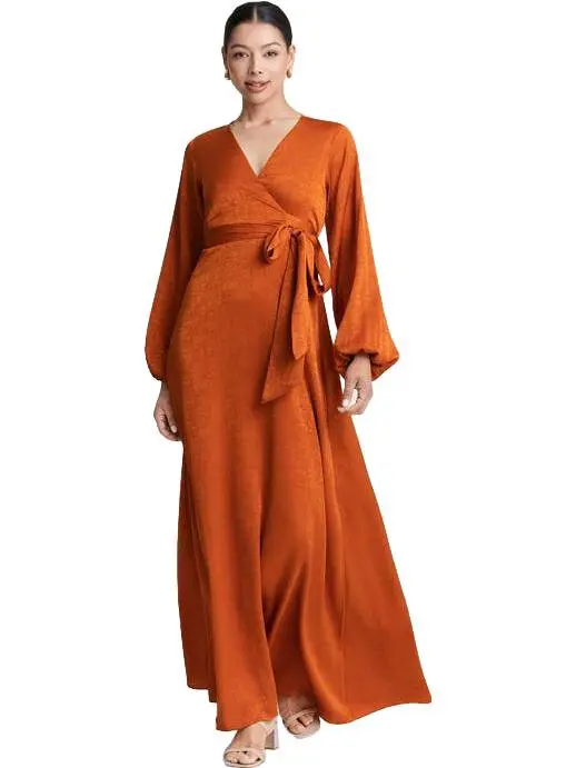 DIARRABLU Marieme Maxi Dress - Ayel Rust