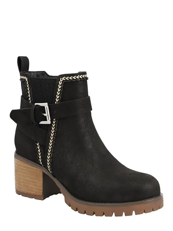 Mia Fausta Platform Bootie - Black