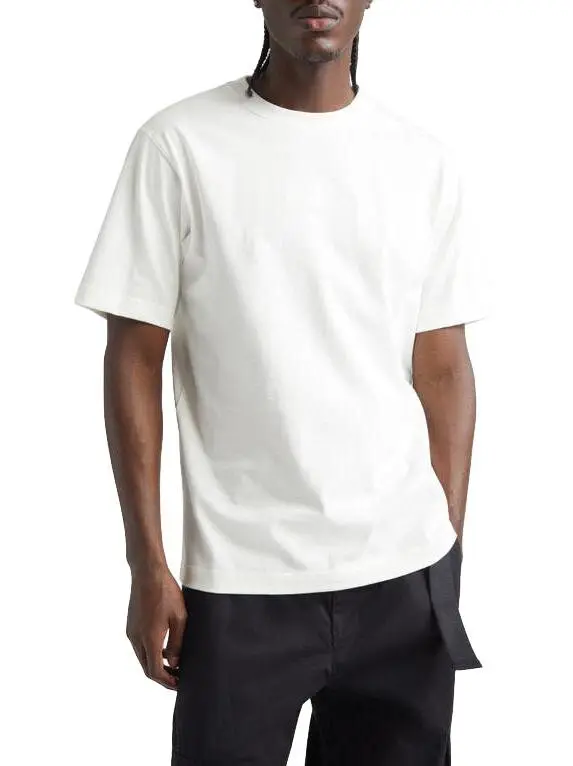 Burberry Ryan Chain Stitch Logo T-shirt - Chalk